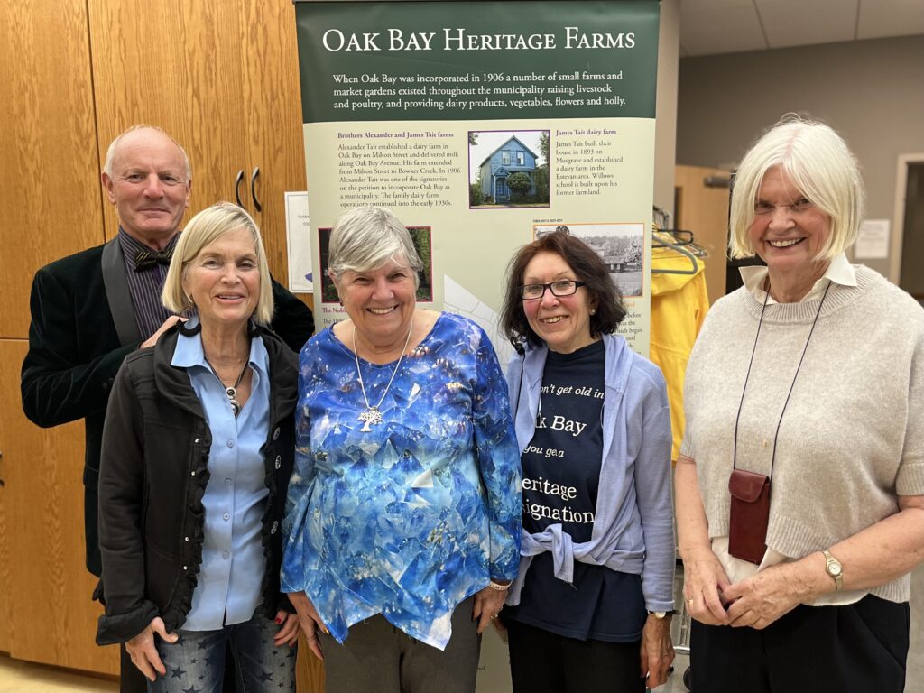 Heritage Foundation members with Helen Edwards – Oak Bay Heritage ...